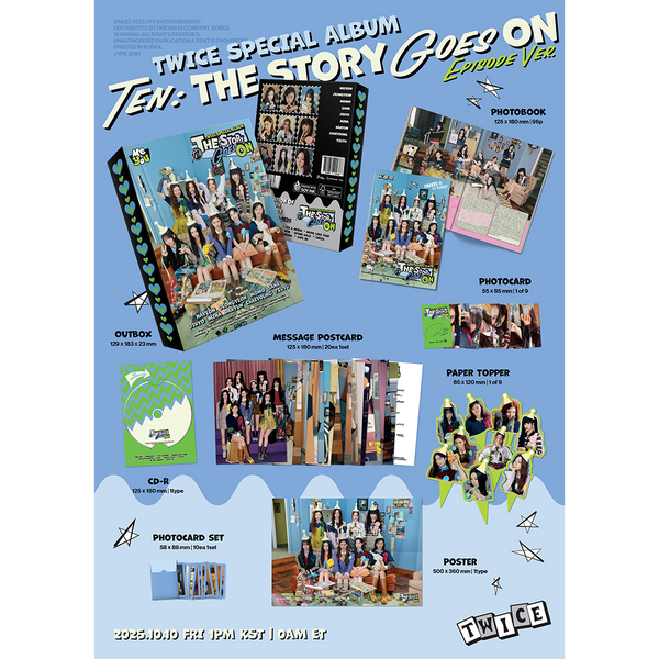 TEN: The Story Goes On (Episode Ver.) - Twice Official Store